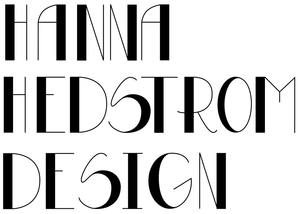 Products – Hanna Hedstrom Design