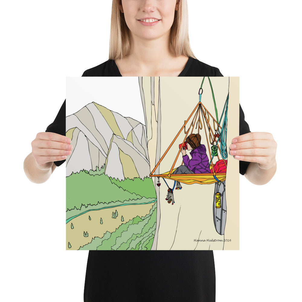 Portaledge Poster – Hanna Hedstrom Design