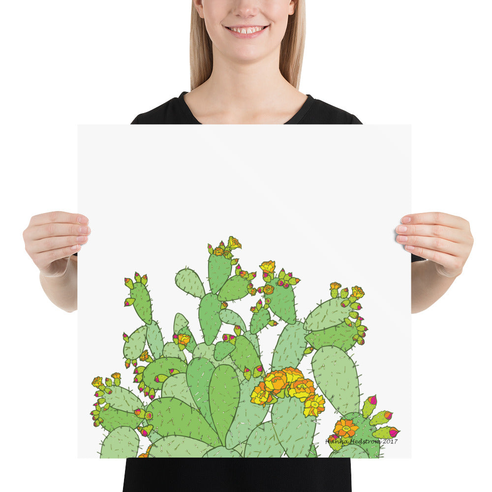 Prickly Pear Poster – Hanna Hedstrom Design