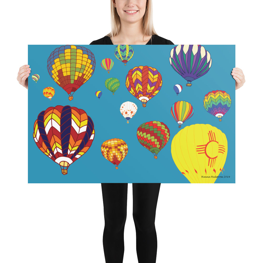 Hot Air Balloon Poster – Hanna Hedstrom Design