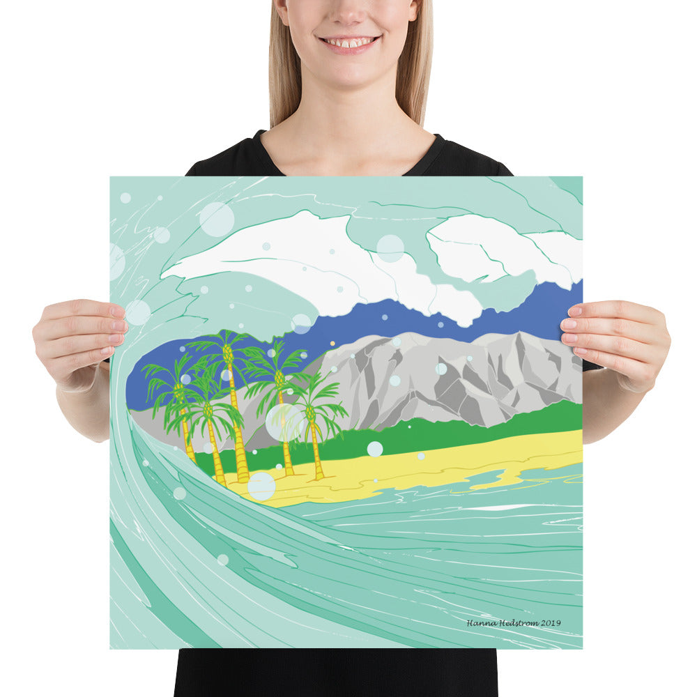 California Wave Poster – Hanna Hedstrom Design